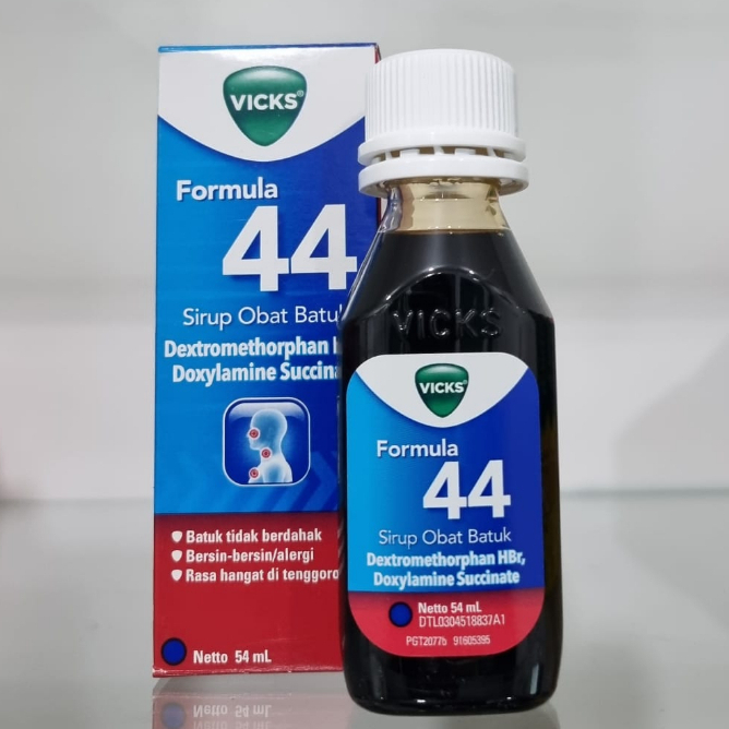 Jual Vicks Formula 44 Sirup Meredakan Batuk 54 ml | Shopee Indonesia