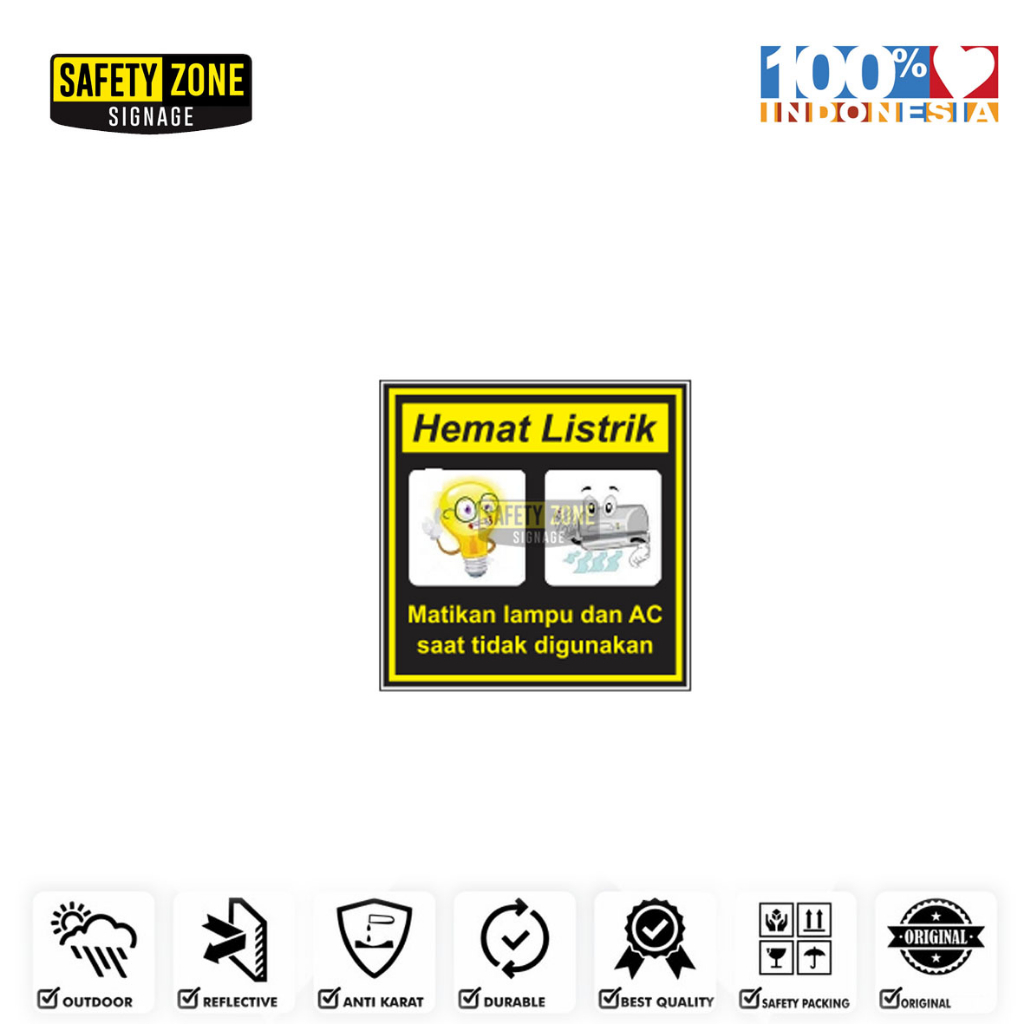 Jual Sign Sticker Hemat Listrik | Shopee Indonesia