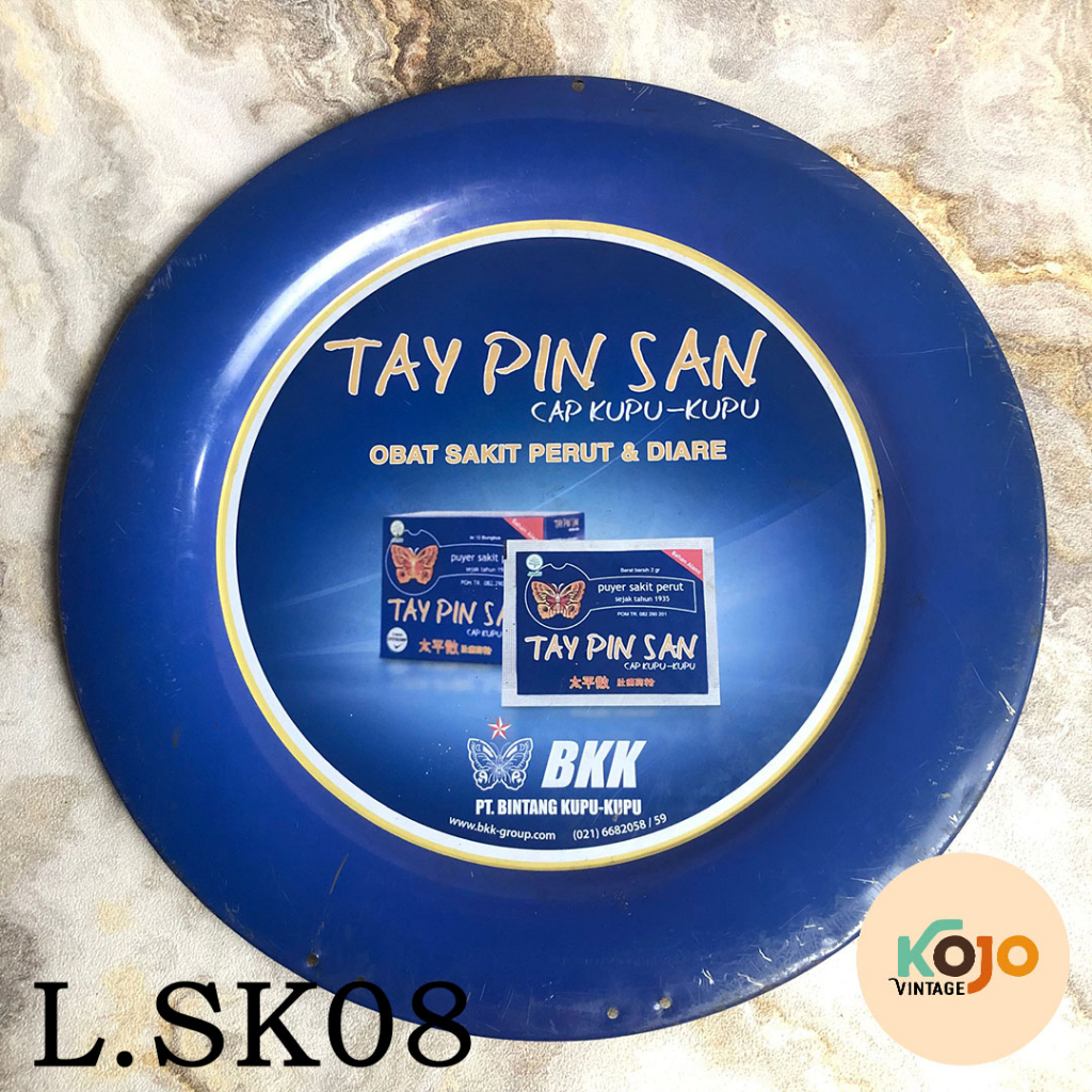 Jual Baki / Nampan Seng Bekas Kalender Harian Jadul Vintage Lawas 1980 ...