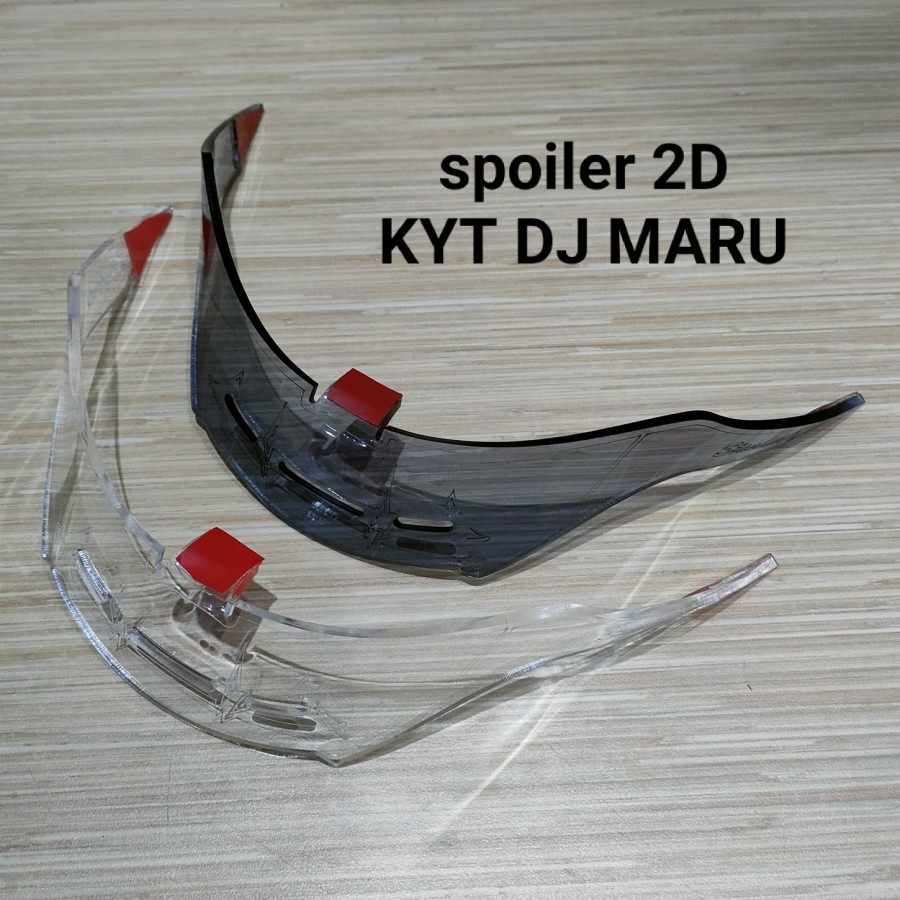 Jual Spoiler KYT DJ Maru 2D SMOKE DAN CLEAR | Shopee Indonesia
