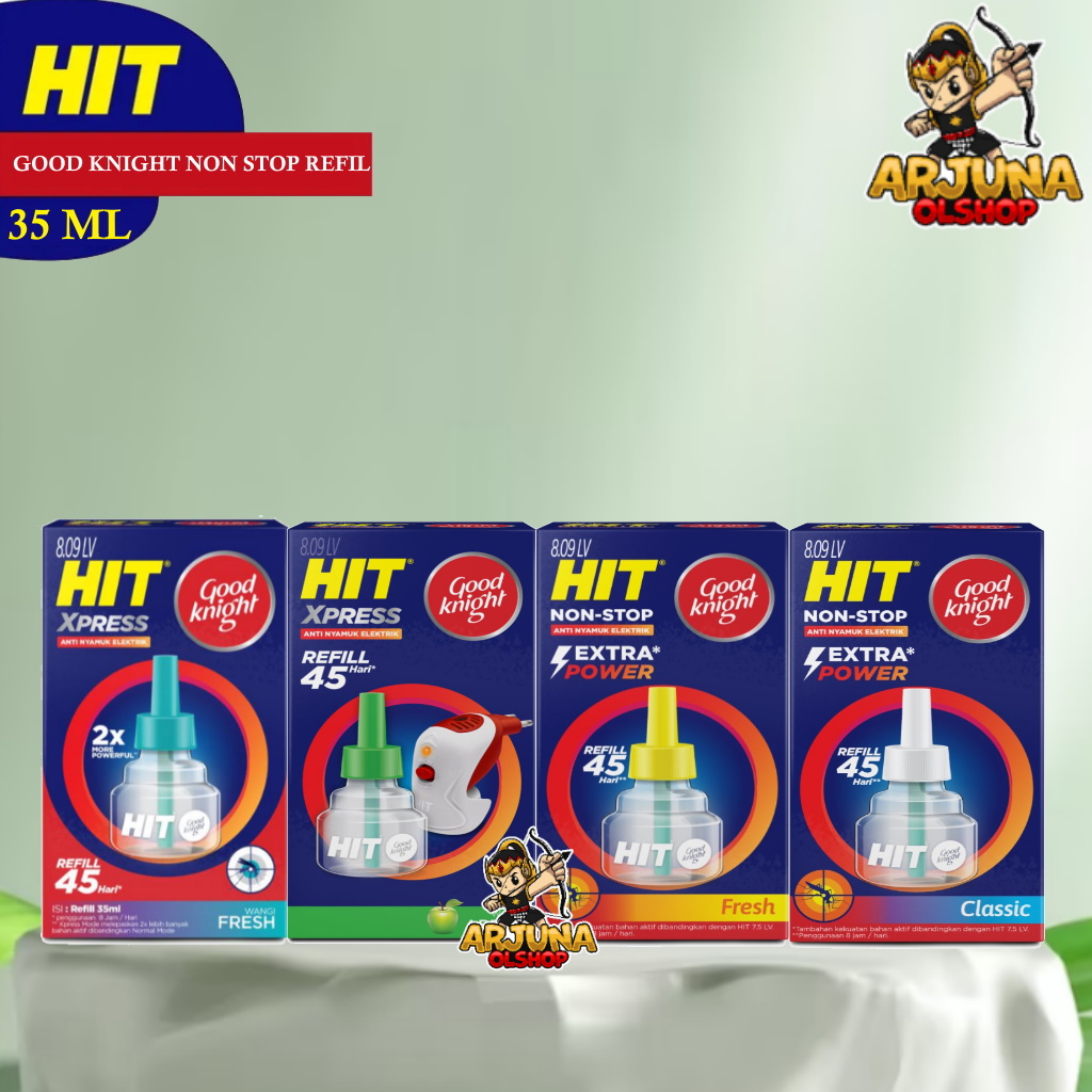 Jual HIT Good Knight Refill Anti Nyamuk Elektrik Non Stop 35ml - Tahan ...