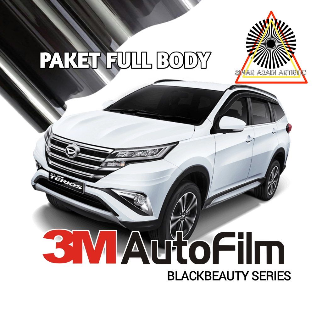Jual Paket Stiker Kaca Film 3M Original Black Beauty - Mobil dan Kantor - Full Kaca Body Sedan ...