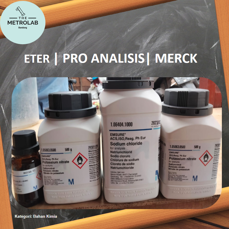 Jual Eter | Ether | Dietil Eter | 2,5 L | Pro Analisis | Emerk | Shopee ...