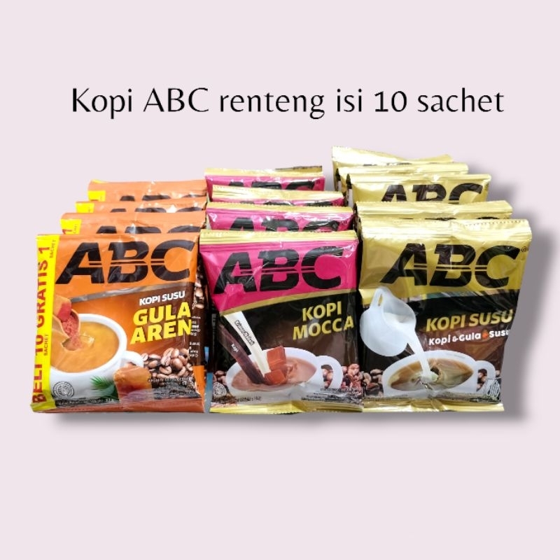 Jual kopi ABC renteng isi 10 sachet | Shopee Indonesia