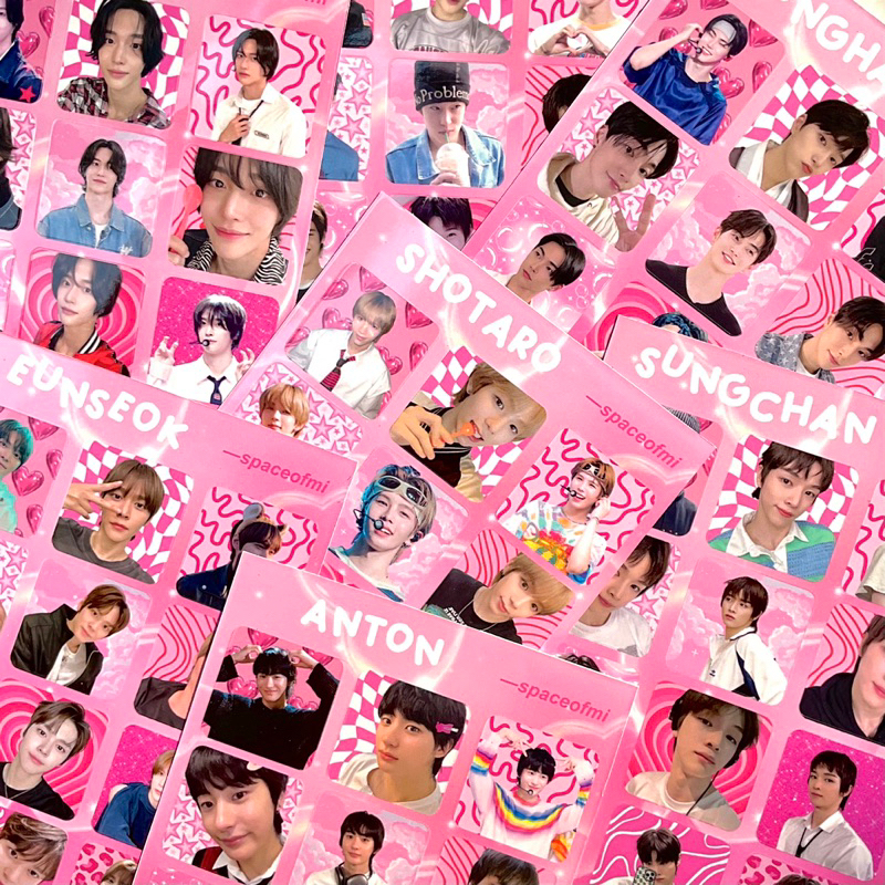 Jual sticker riize photo sticker pink core deco fanmade | sticker lucu ...