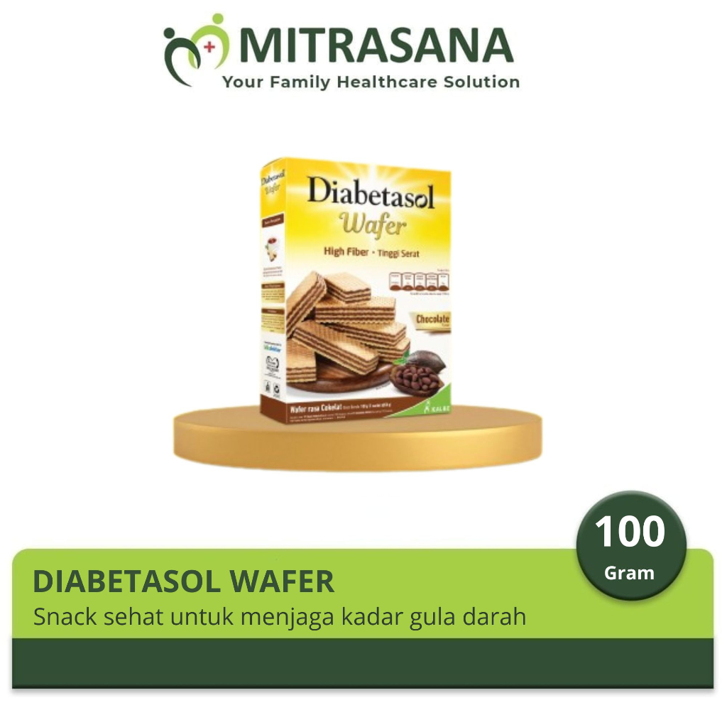 Jual Diabetasol Wafer 100 Gram - Snack Sehat Untuk Menjaga Kadar Gula ...