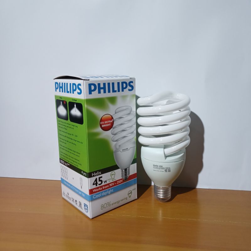 Jual Lampu philips helix 35W 45W / Tornado Spiral Cool Daylight | Shopee Indonesia