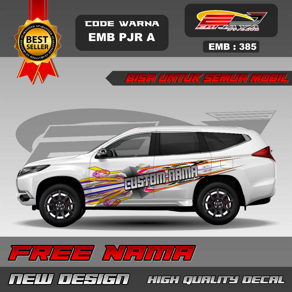 Jual STIKER DECAL MOBIL SPORT UPDATE DESAIN TURBO DIESEL-STIKER DESAIN ...