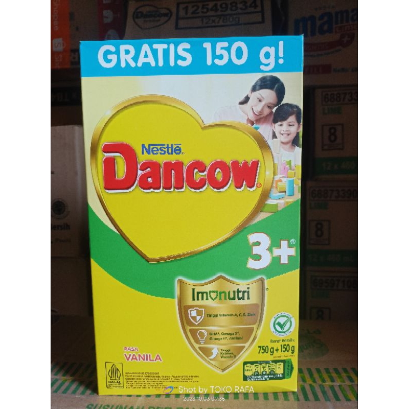 Jual NESTLE DANCOW 3+ RASA MADU / VANILA 750G + 150G USIA 3 - 5 TAHUN SUSU BAYII | Shopee Indonesia