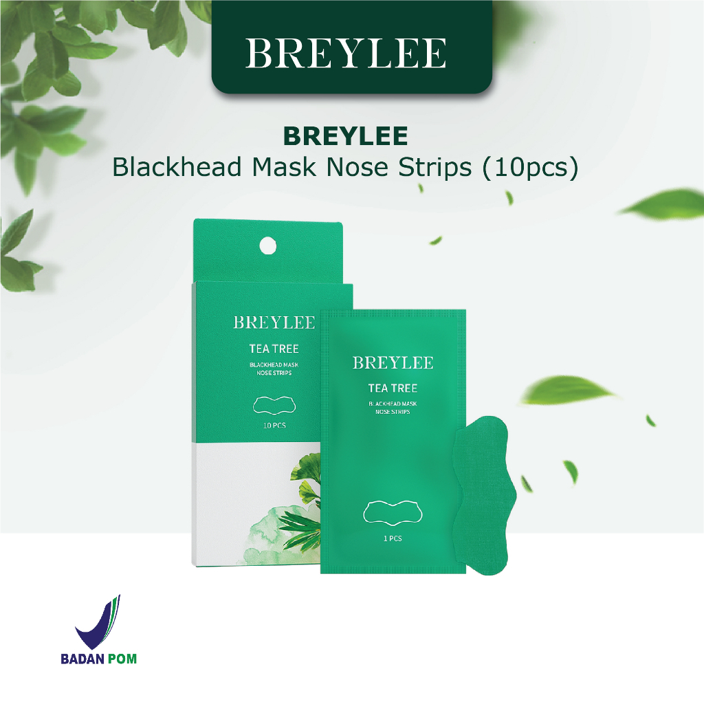Jual BREYLEE Tea Tree Blackhead Mask Nose Strips - Kertas Pencabut ...