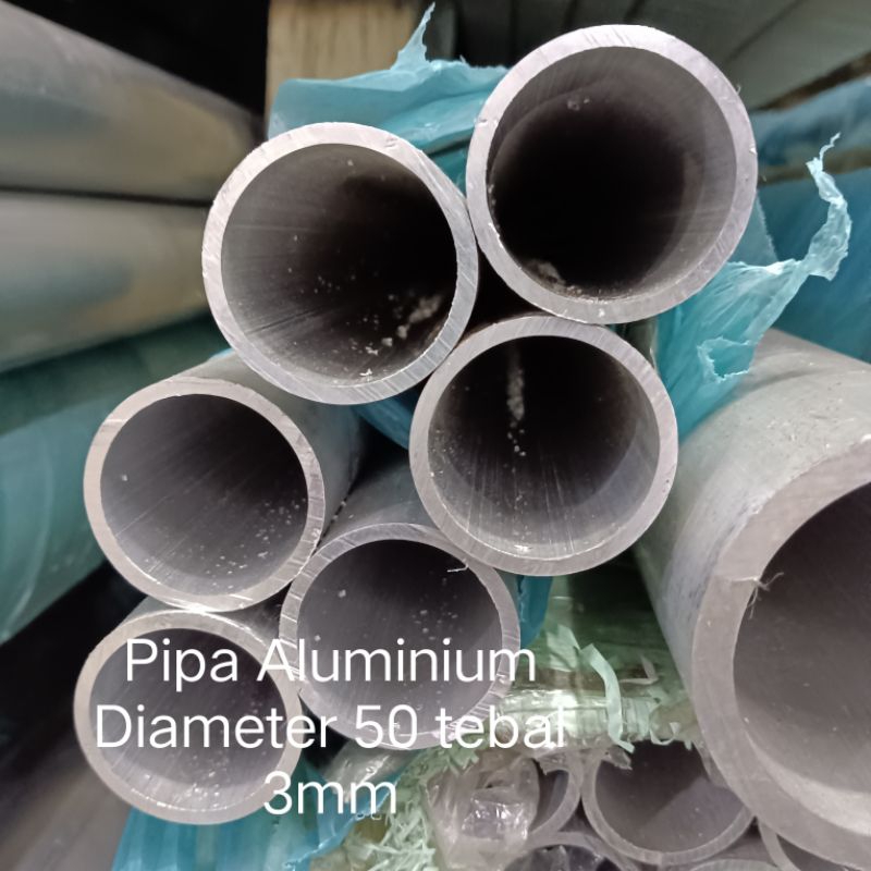 Jual Pipa Aluminium od 50 x id 44 x 200 | Shopee Indonesia