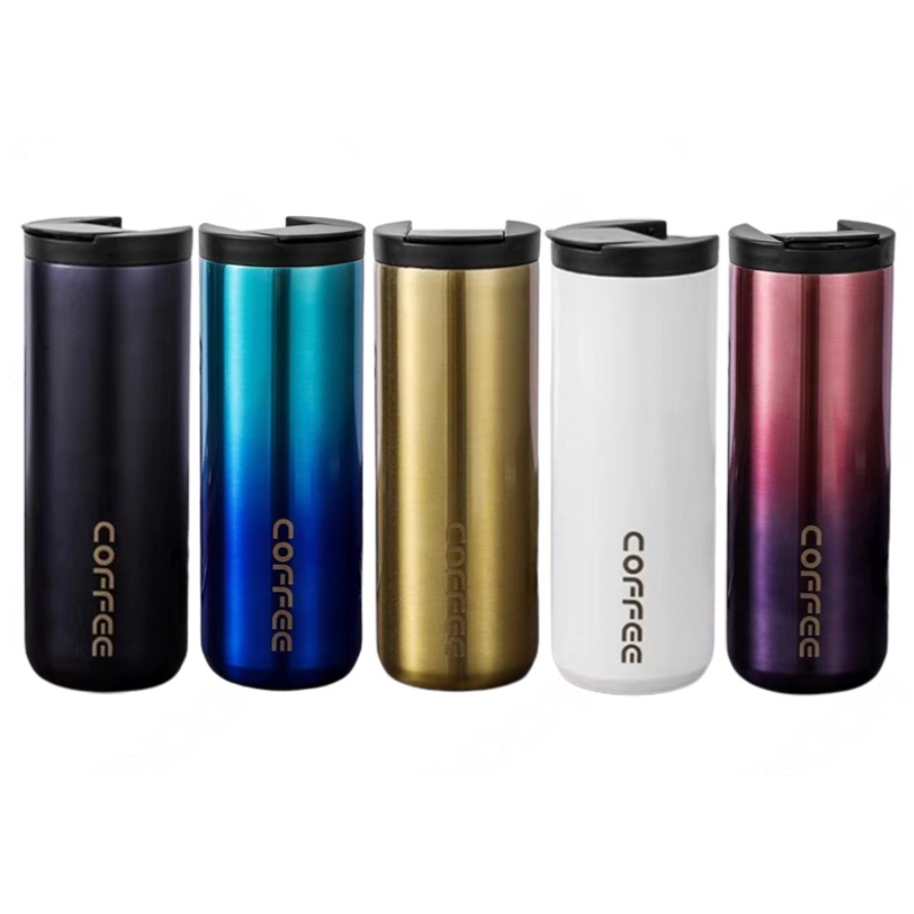 Jual Coffee Cup Stainless Steel Vacuum Insulated Termos 500ML Hot Cold ...