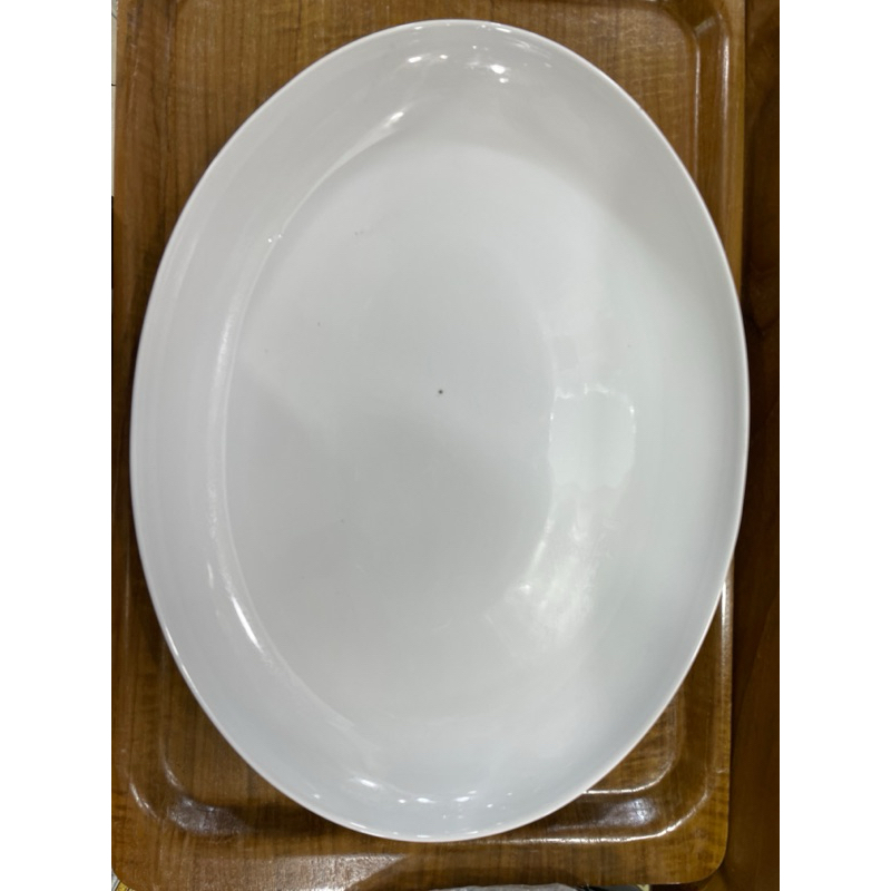 Jual Piring Ikan Oval Keramik 42 Cm | Piring Lador Keramik Jumbo 17 ...