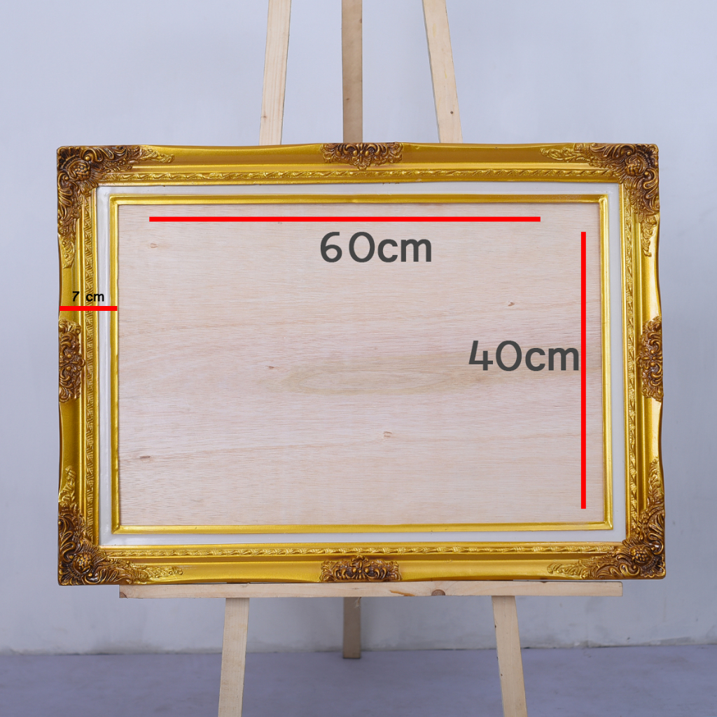 Jual Pigora Belgi Gold List Dalam Putih 16Rs ukuran foto 40x60cm ...