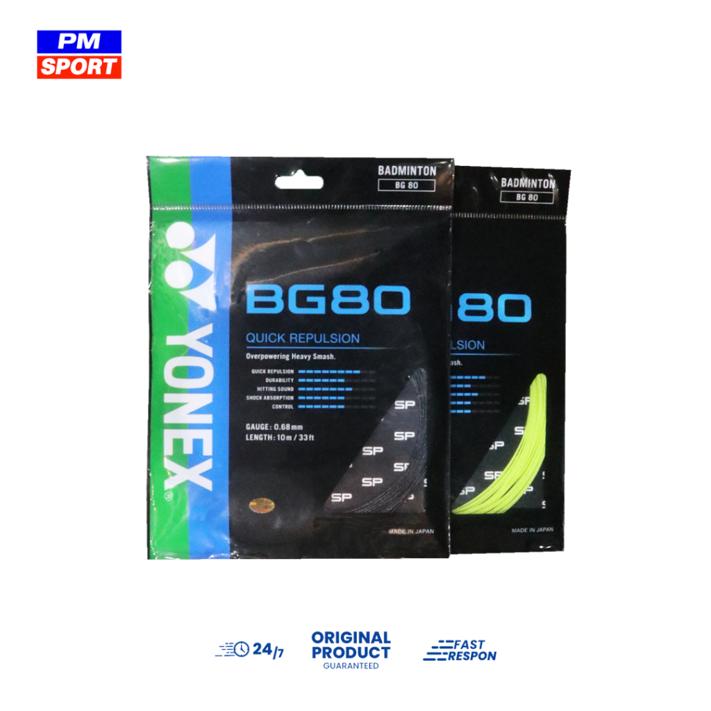 Jual SENAR RAKET BADMINTON STRING YONEX BG80 | Shopee Indonesia