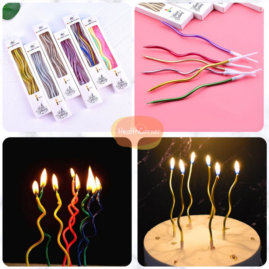 Jual Lilin Spiral Panjang / Lilin Ulang Tahun / Lilin Happy Birthday ...