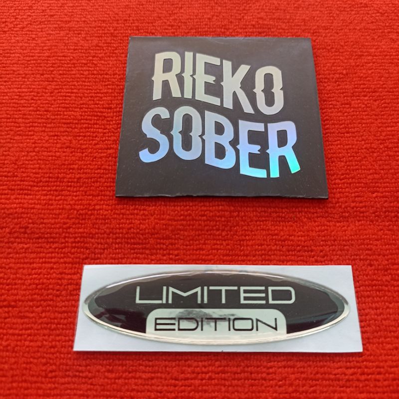 Jual Stiker Limited Edition Emblem Oval Resin Timbul | Shopee Indonesia