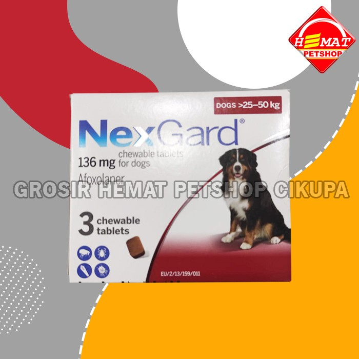 Jual Obat Kutu Tungau Demodex Anjing NexGard Tablet | Shopee Indonesia