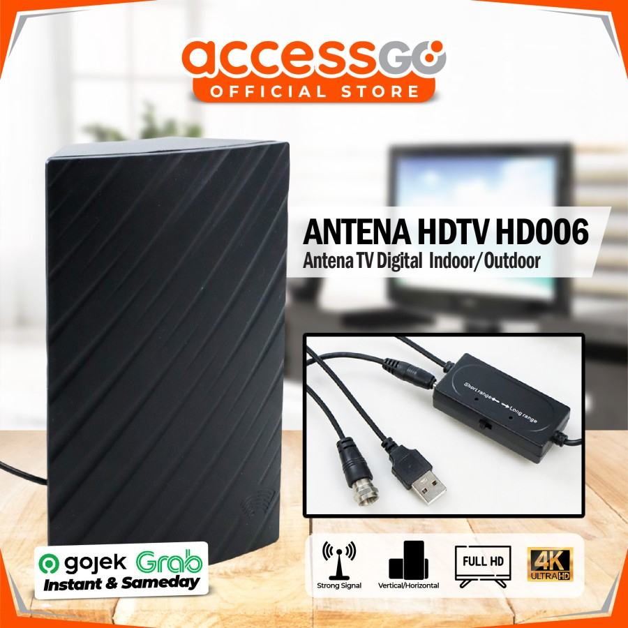 Jual ANTENA TV HD006 Antenna TV Digital Indoor Outdoor | Shopee Indonesia