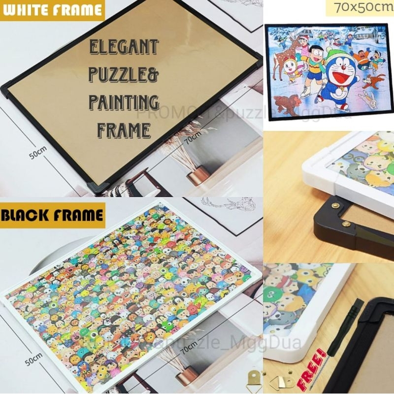 Jual Frame Bingkai Pigura Puzzle 1000 pcs 70cm x 50cm | Shopee Indonesia