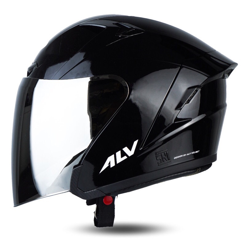 Jual helm ALV ULTRON single visor half face sni dewasa pria wanita helm ...
