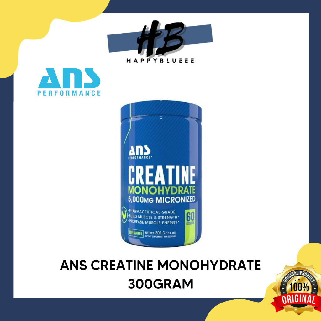 Jual ANS CREATINE MONOHYDRATE 300 GRAM | Shopee Indonesia