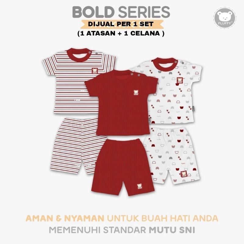Jual FLUFFY - SETELAN PENDEK OBLONG BOLD SERIES FLUFFY - SETELAN BAJU ANAK - BAJU TIDUR ANAK ...