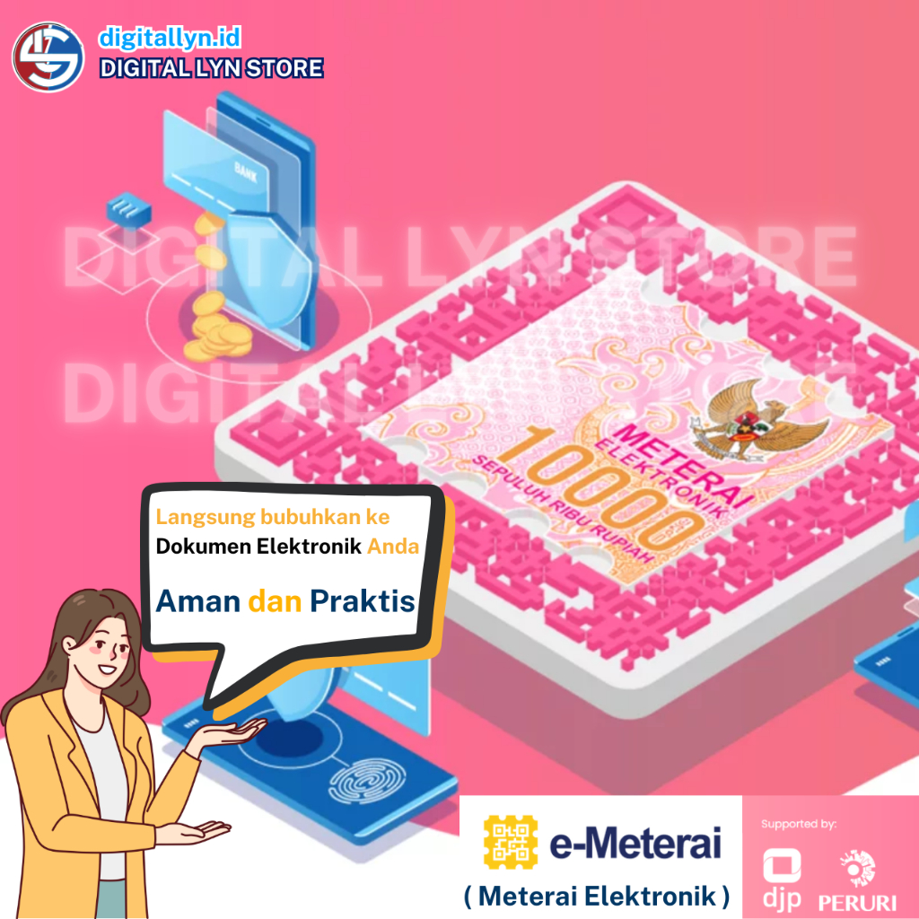 Jual Meterai Elektronik / Meterai Digital / eMeterai / e-Meterai ...