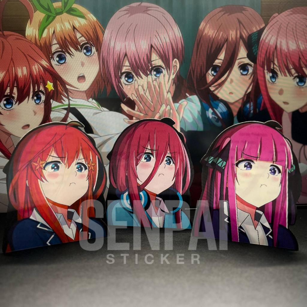 Jual SENPAI STICKER Stiker Anime 3D LAIN TER MURAH | Saitama Rick Morty ...