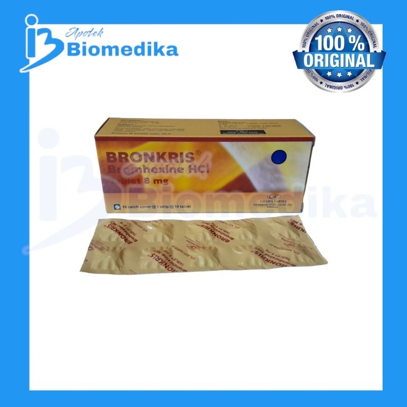 Jual BRONKRIS TABLET PERBOK ISI 10 STRIP | Shopee Indonesia