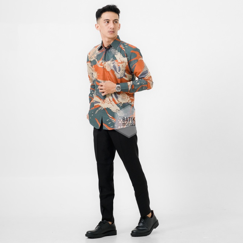 Jual kemeja Baju Batik Pria Lapis Furing Ekslusive Lengan Panjang ...