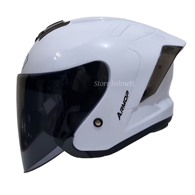 Jual helm JS ARMOR Half face SNI spoiler 3D Ganteng | Shopee Indonesia