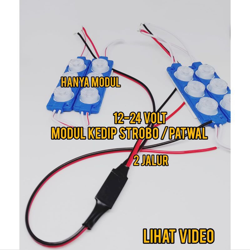 Jual Modul Kedip LED Kontrol kelap kelip / Patwal 2 Jalur Kanan Kiri 12 ...