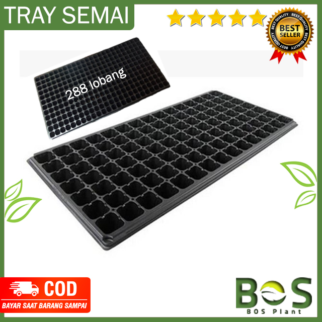 Jual Tray Semai 288 lobang Tray Pembibitan Seedling Tray Pot Tray Pot ...