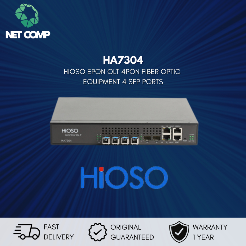 Jual HA7304 HIOSO 4PON EPON OLT 4 SFP PORTS | Shopee Indonesia