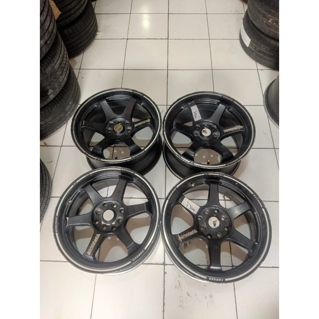 Jual velg mobil bekas TE37 ring 16 pcd 4x100/114,3 lebar 7/8,5 | Shopee Indonesia