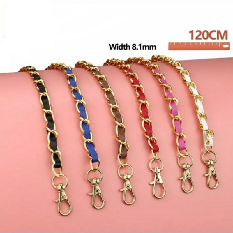 Jual Tali Tas Selempang Rantai 120cm slingbag strap rantai serbaguna ...