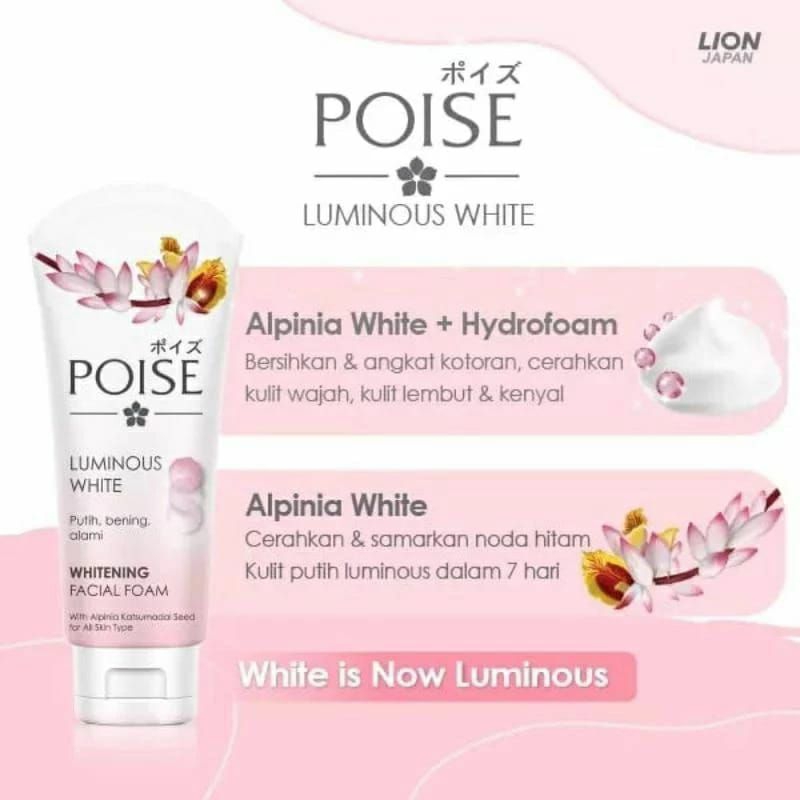 Jual Poise Facial Foam Sabun Cuci Muka 100 gr | Shopee Indonesia