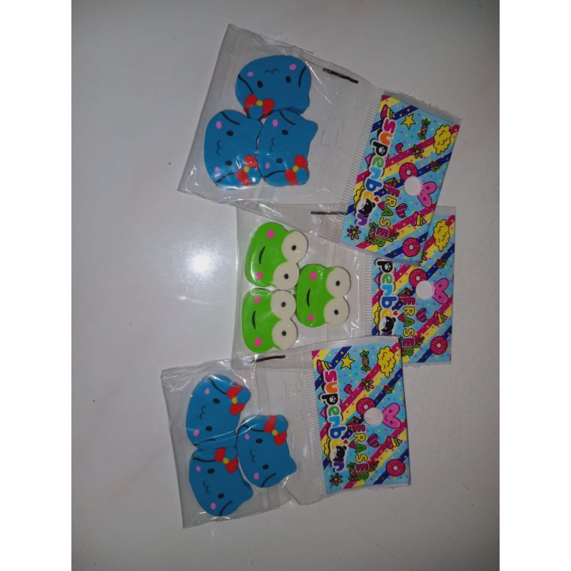 Jual (MIN BELANJA 20K) PENGHAPUS KARAKTER PENGHAPUS ISI 3 PENGHAPUS ...