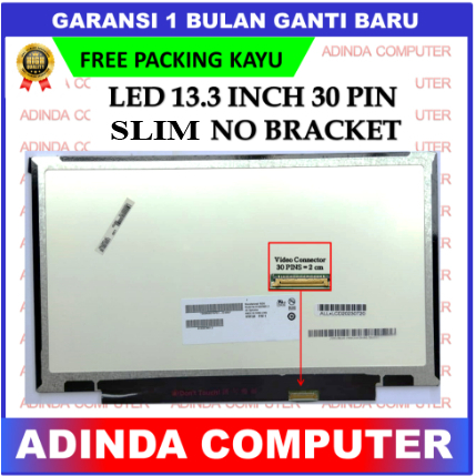 Jual LCD LED Samsung 13 Inch 13.3 Inch 30 pin Slim No Bracket | Shopee ...