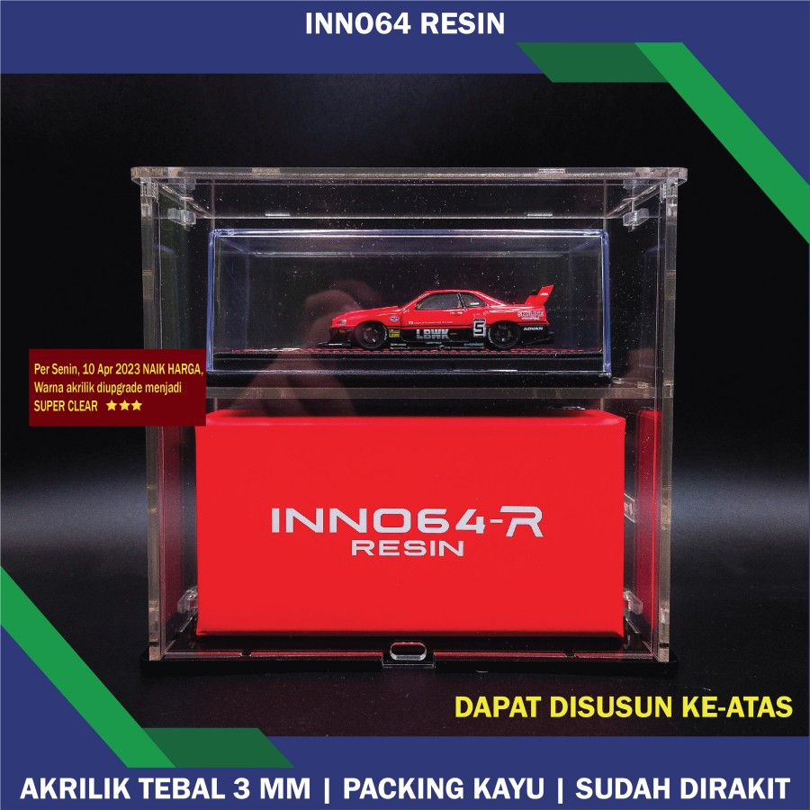 Jual TERRA Akrilik Diecast Display Box 1 64 Inno64 Resin | Shopee Indonesia