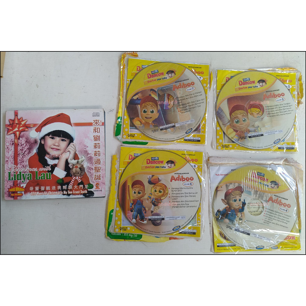 Jual CD NATAL CHRISTMAS WITH LIDYA LAU DANCOW PETUALANGAN ADIBOO VOL 4 ...