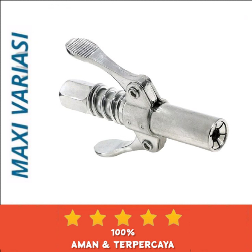 Jual Kepala Pompa Grease Gun Grease Coupler Heavy Duty Kunci Ganda ...