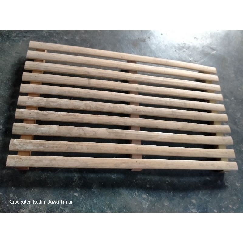 Jual alas kandang bambu pesanan ukuran 29x54 | Shopee Indonesia