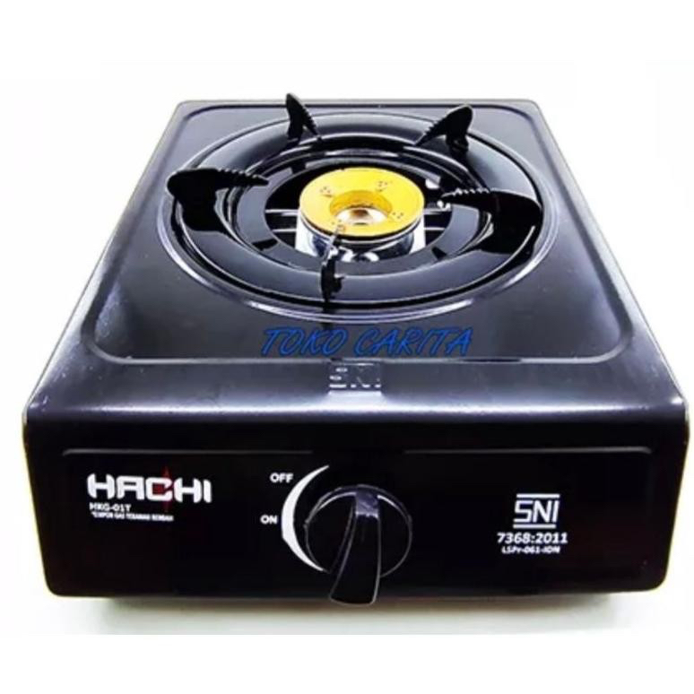 Jual Kompor Gas 1 Tungku Hachi Black | Shopee Indonesia