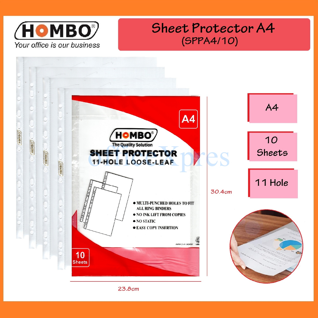 Jual Sheet Protector A4 / Document Protector 10 Lembar / Plastik ...