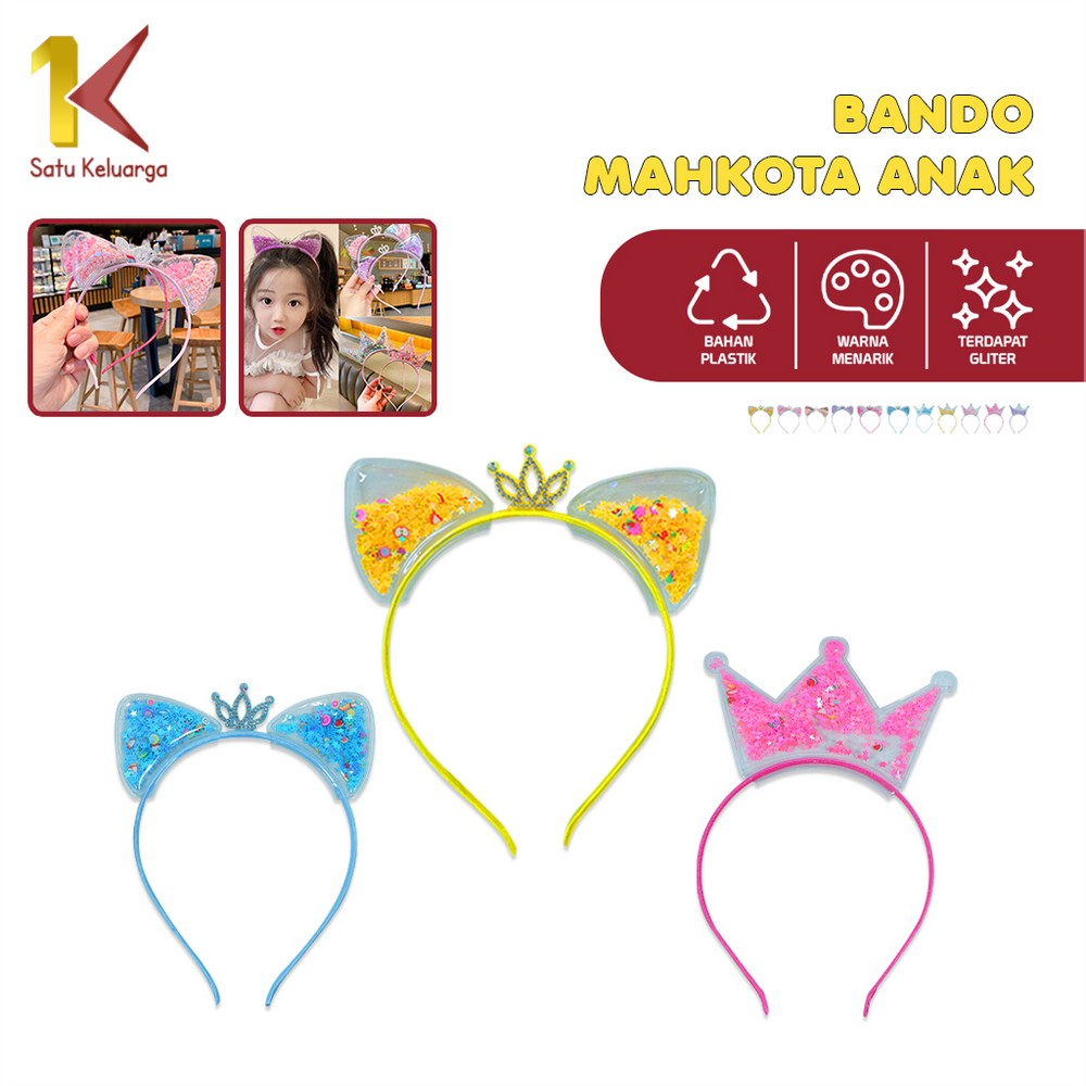 Jual Satu Keluarga Bando Anak Bentuk Telinga Kucing C900 Headband Anak ...