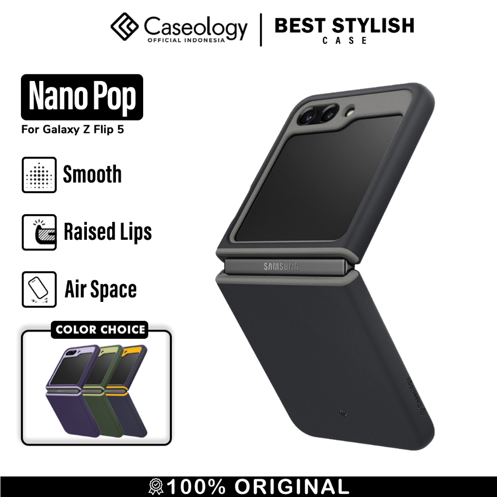 Jual Case Samsung Galaxy Z Flip 5 Caseology Nano Pop Silicone Slim Casing | Shopee Indonesia