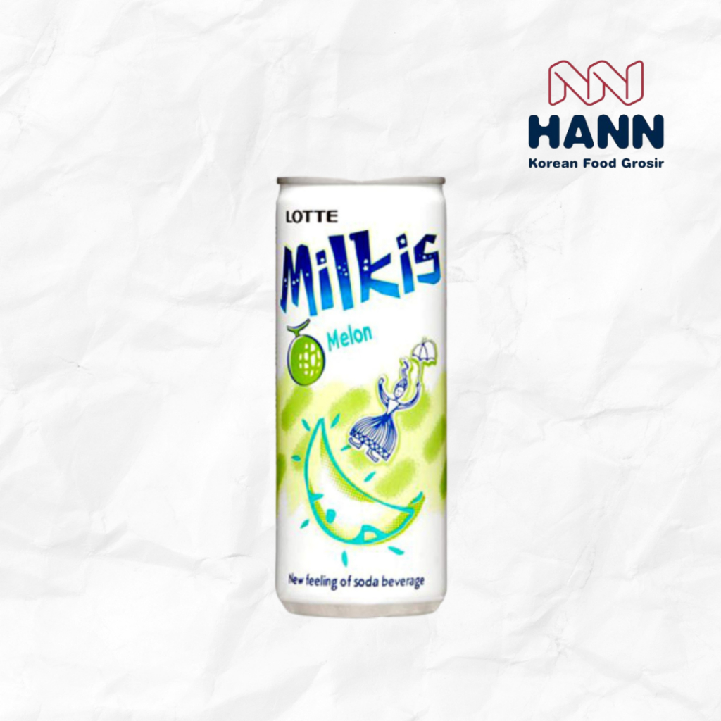 Jual Lotte Milkis Soda Melon 250g - Minuman Soda Susu Korea Rasa Melon ...