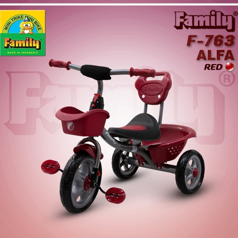 Jual Sepeda anak Family F 763 ALFA // Sepeda roda tiga anak family ALFA ...